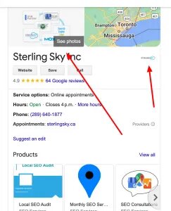 Google seems to have removed the logo in the right-hand panel | Google Business Profile (GBP ...