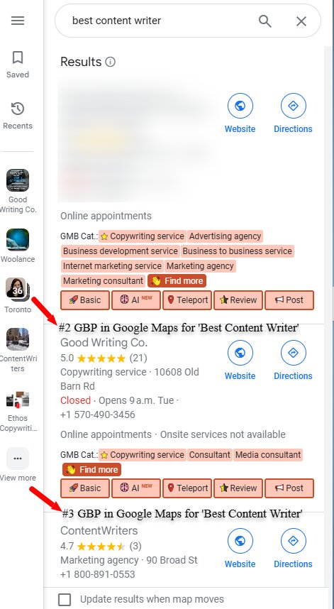 Proximal Relevance for Google Maps Search Results | Google Business Profile (GBP) & Google Maps ...