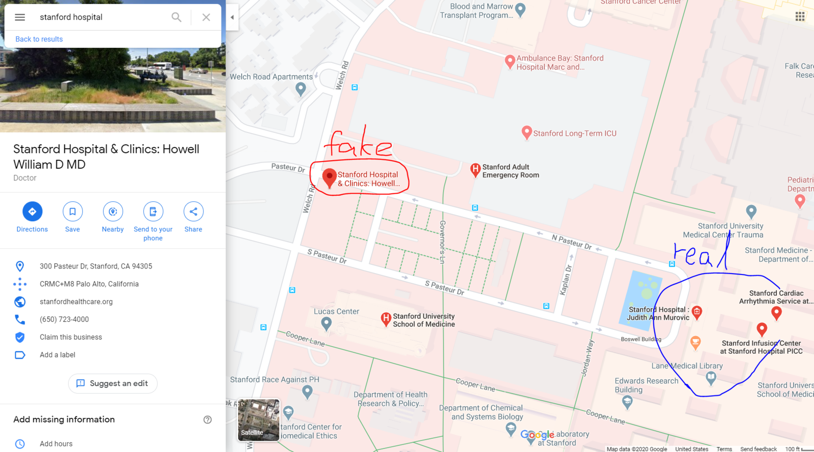 Fake Map Listings Auto-Created by Citation Service? | Spam on Google ...