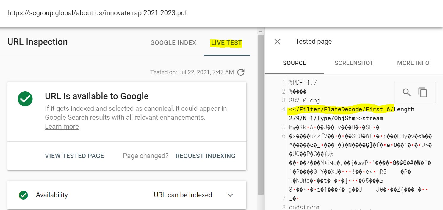 Decoding Issue in PDF | Websites, Software, and Security | Local Search ...