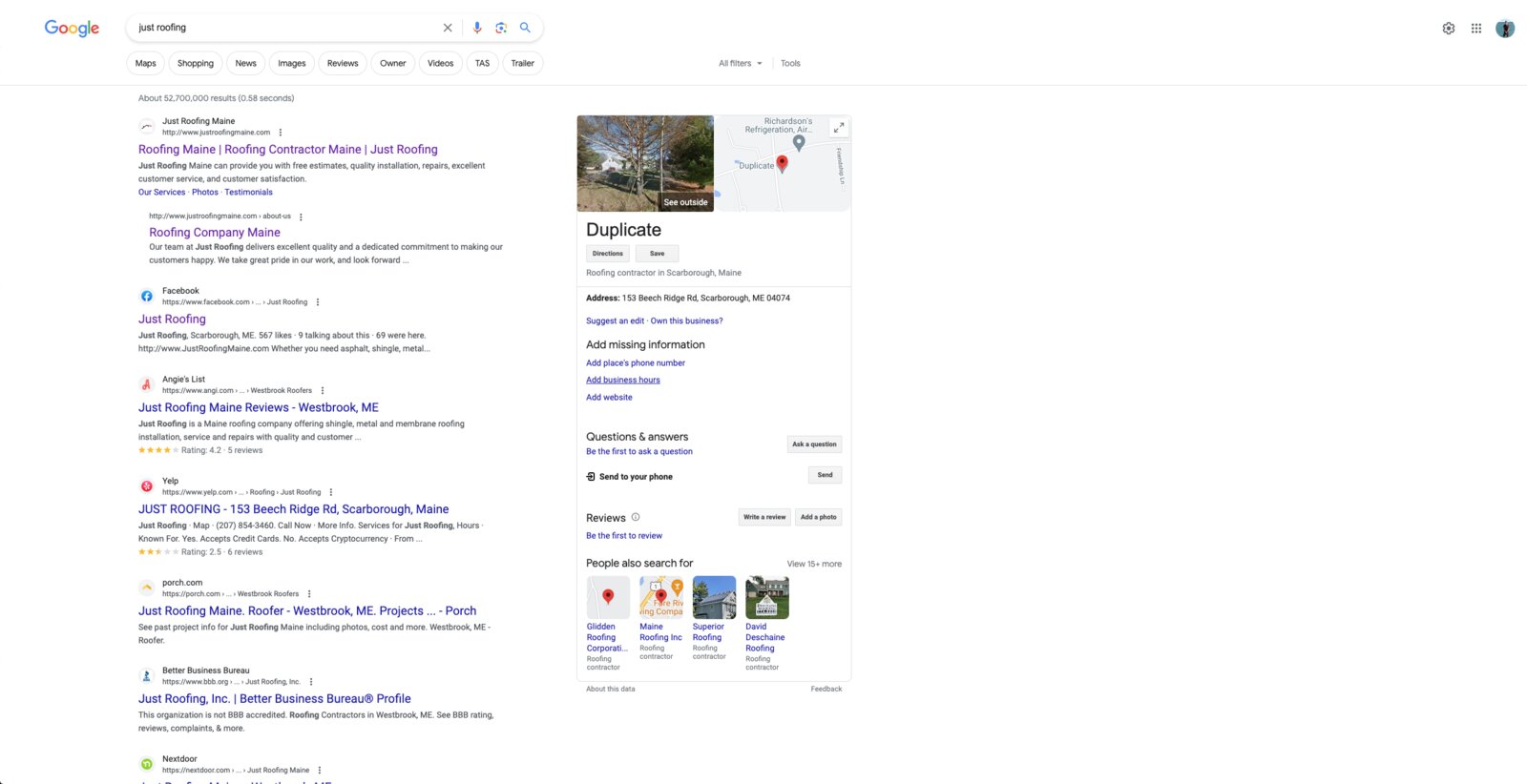 Need Advice On How To Remove A Pesky Duplicate Listing | Help & Support for Google Local | Local ...