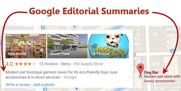 How are Short Descriptions (Snippets) on Google Local Business Listings ...